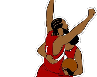 Kawhi Leonard fun Guy Sticker - Etsy