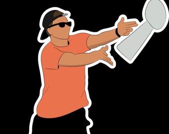 Tom Brady hands Up Sticker | Etsy