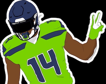 Justin Jefferson griddy Sticker - Etsy