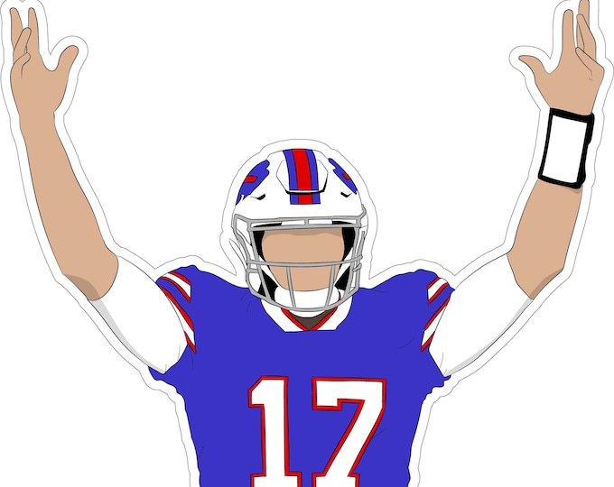 Josh Allen the Stallion Sticker - Etsy