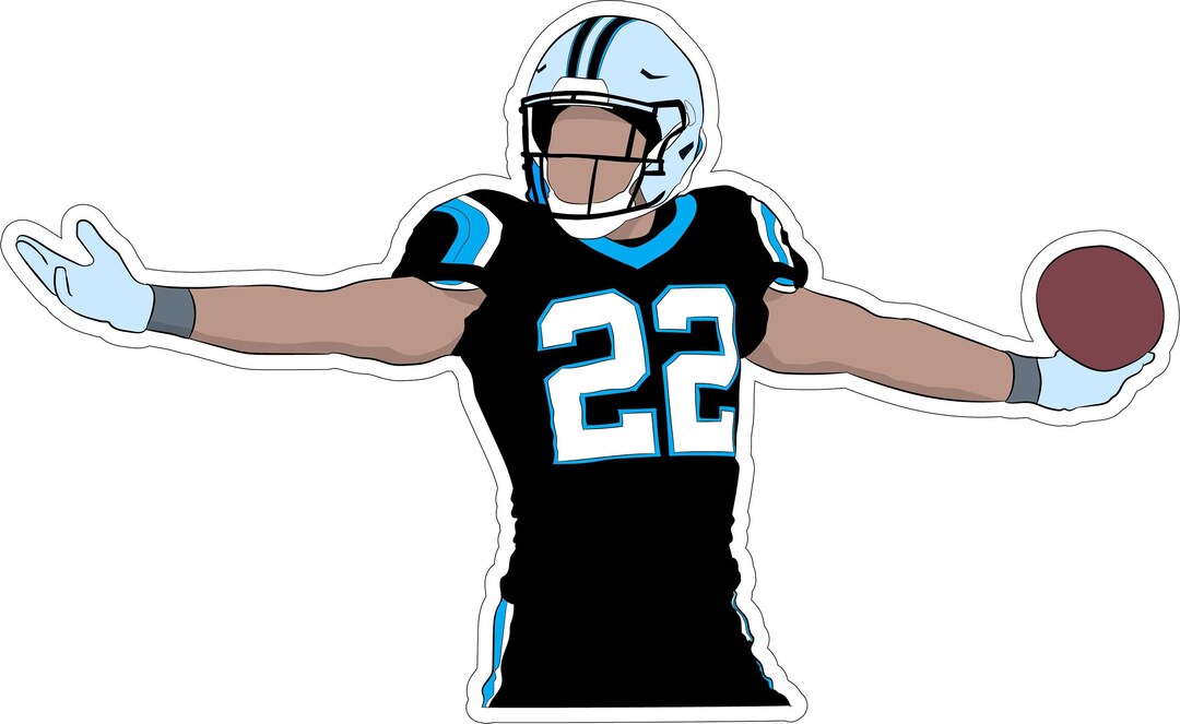 Christian Mccaffrey "cmc" Sticker - Etsy UK