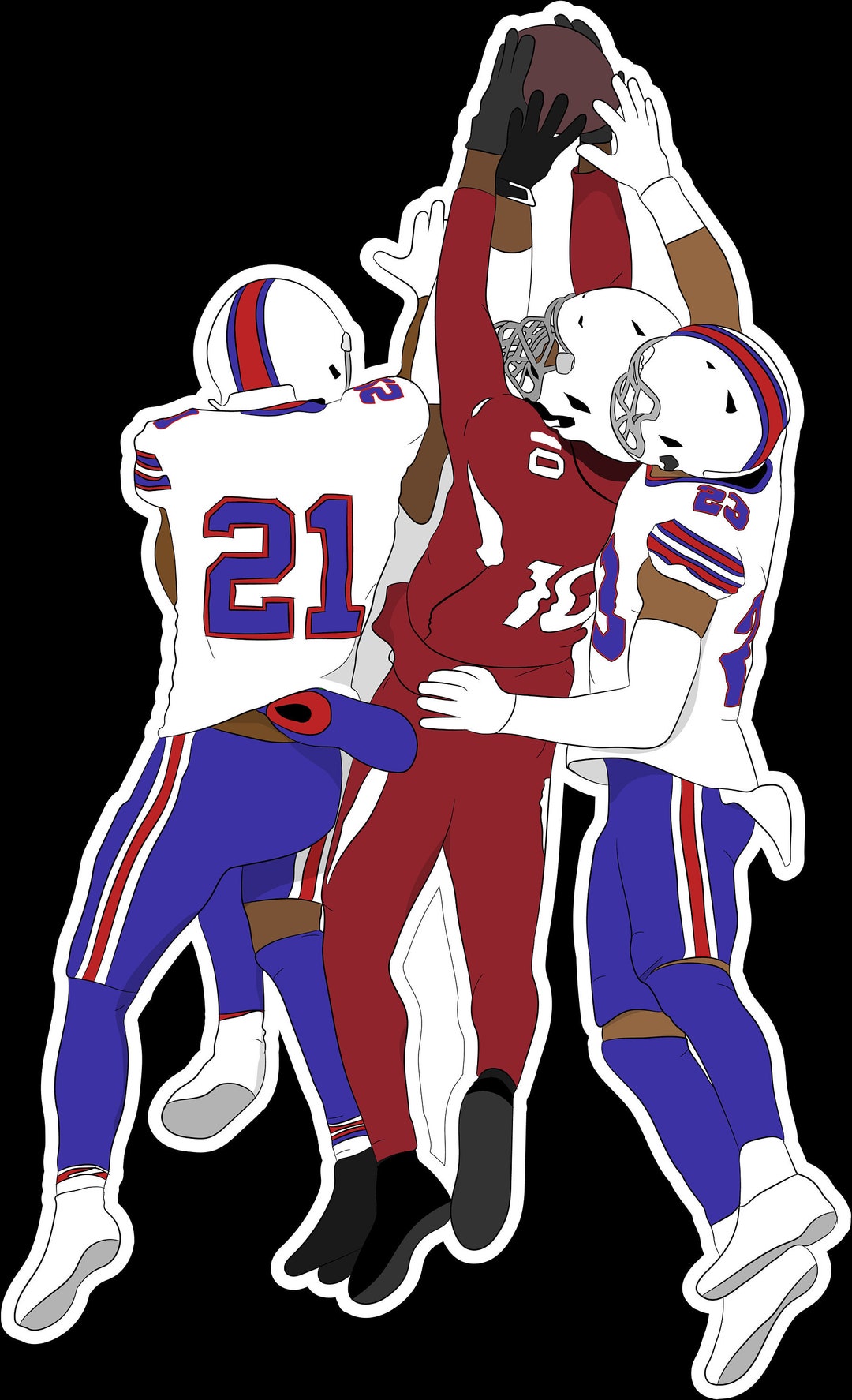 Deandre Hopkins "hands Team" Sticker - Etsy