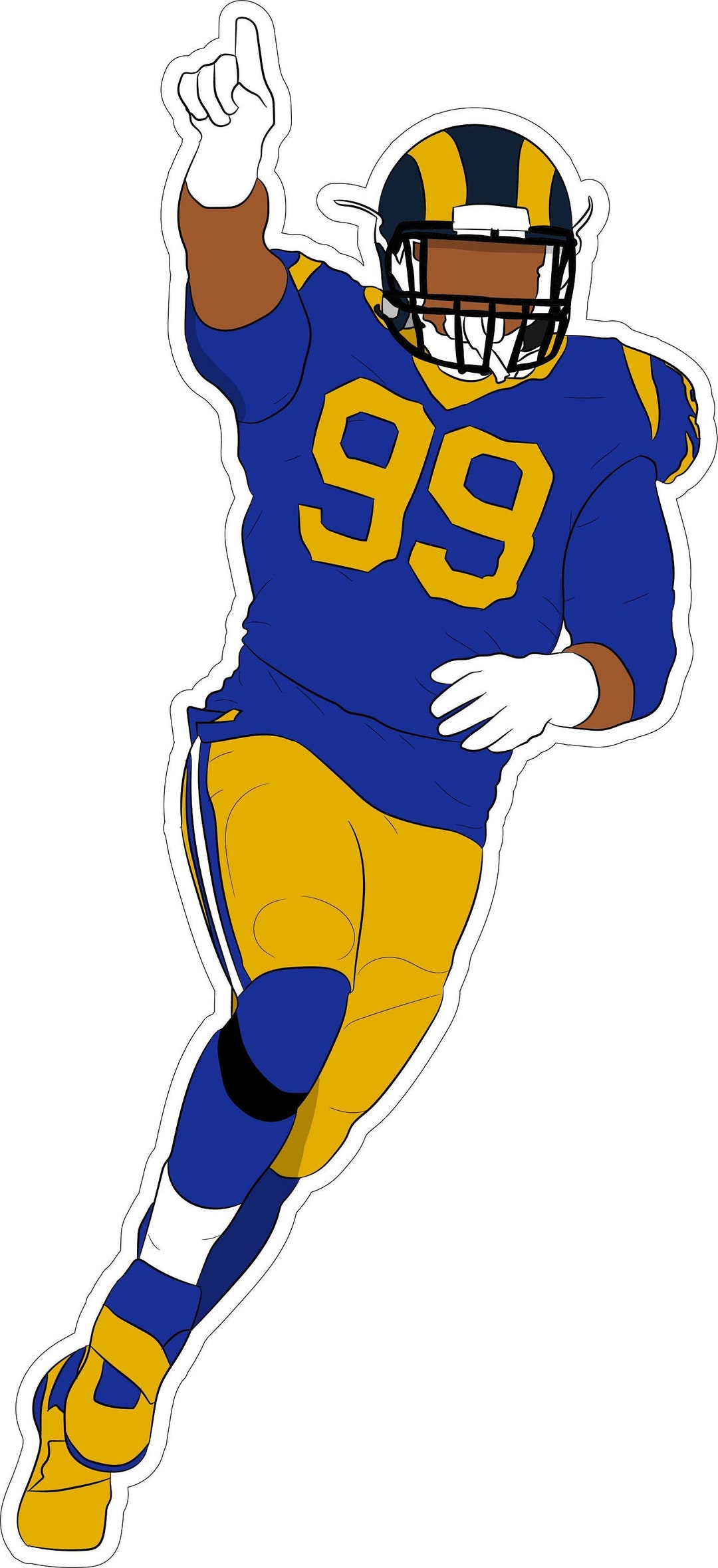 Aaron Donald "ad99" Sticker - Etsy