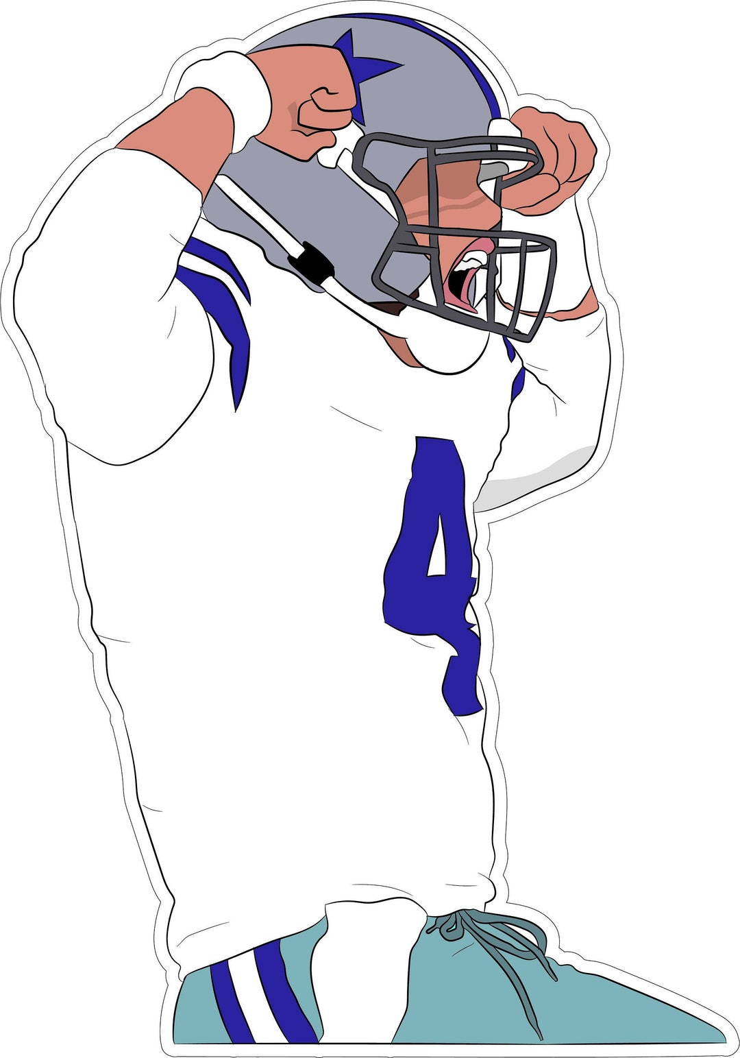 Dak Prescott "flexcott" Sticker - Etsy