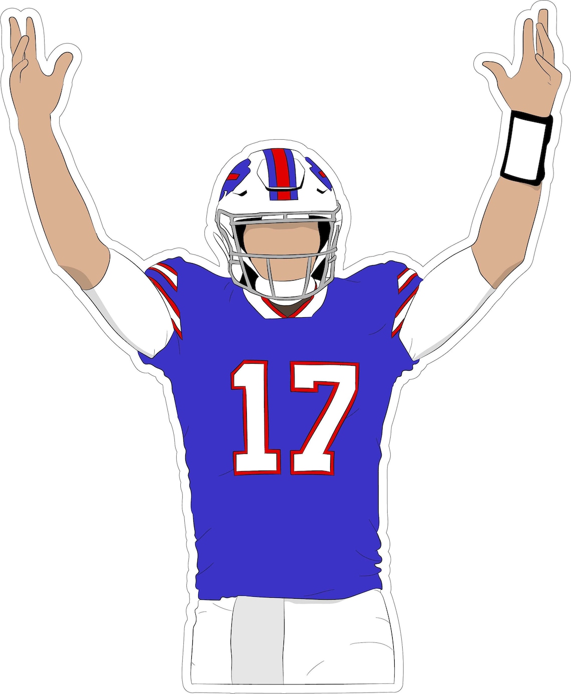 Josh Allen the Stallion Sticker - Etsy