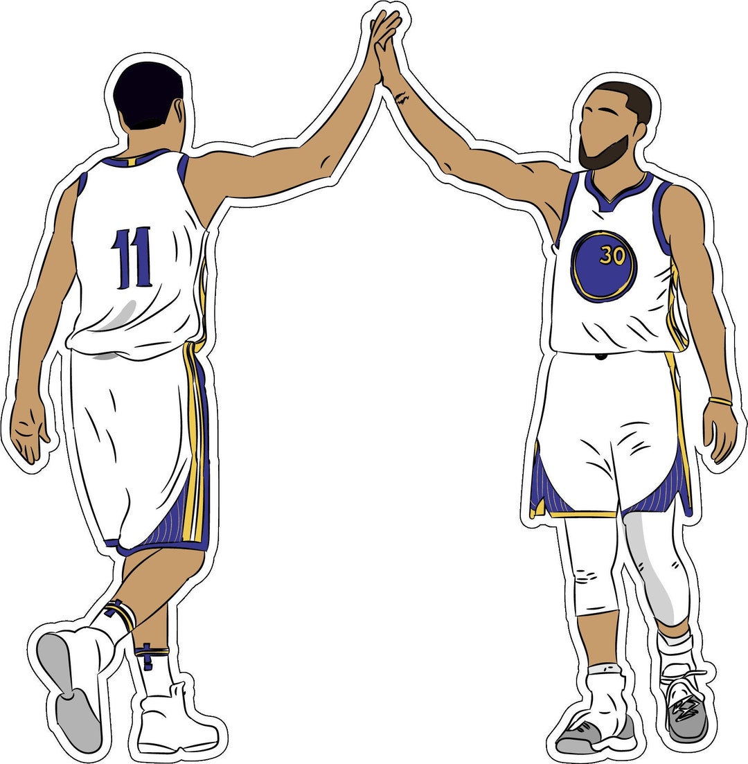 Steph Curry & Klay Thompson "splash Bros" Sticker - Etsy