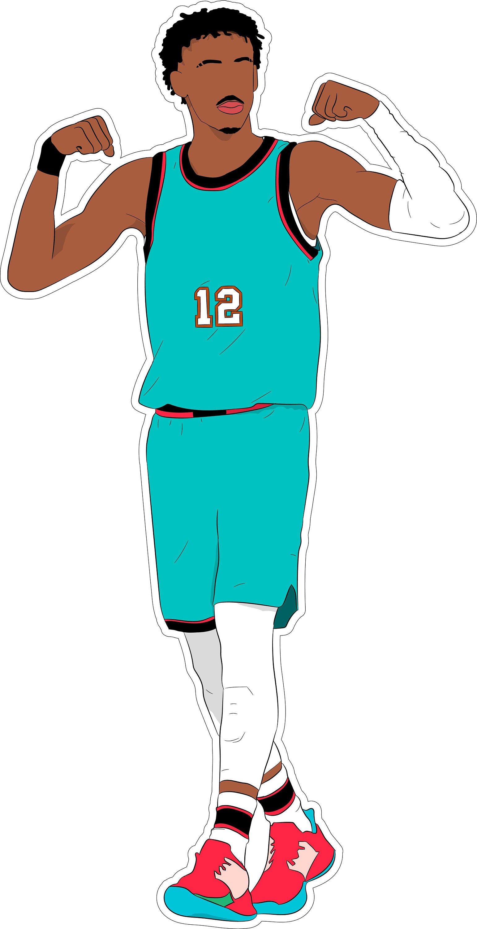 Ja Morant flex Sticker - Etsy India