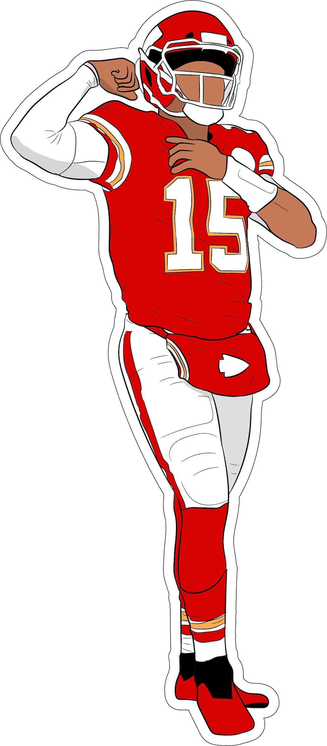 Patrick Mahomes "showtime" Sticker - Etsy