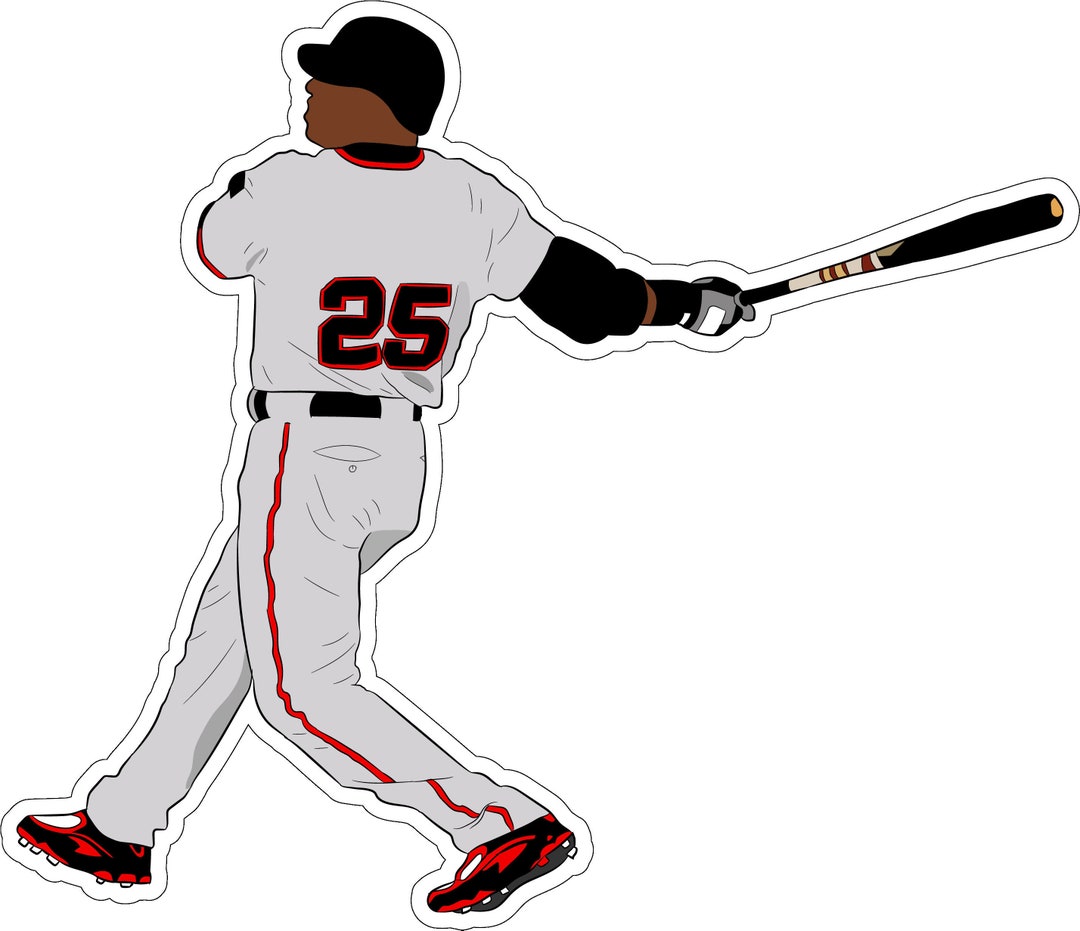 Barry Bonds "splash Hit" Sticker - Etsy