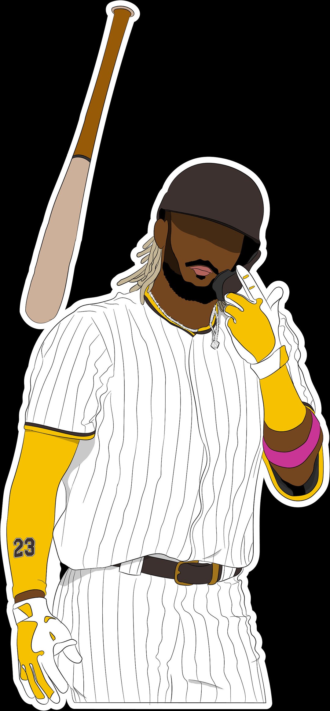 Fernando Tatis Jr. "el Niño" Sticker - Etsy