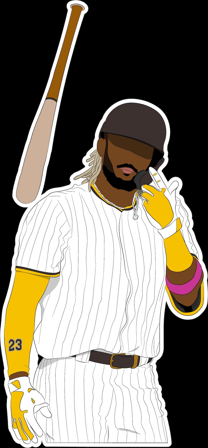 Fernando Tatis Jr. el Niño Sticker | Etsy