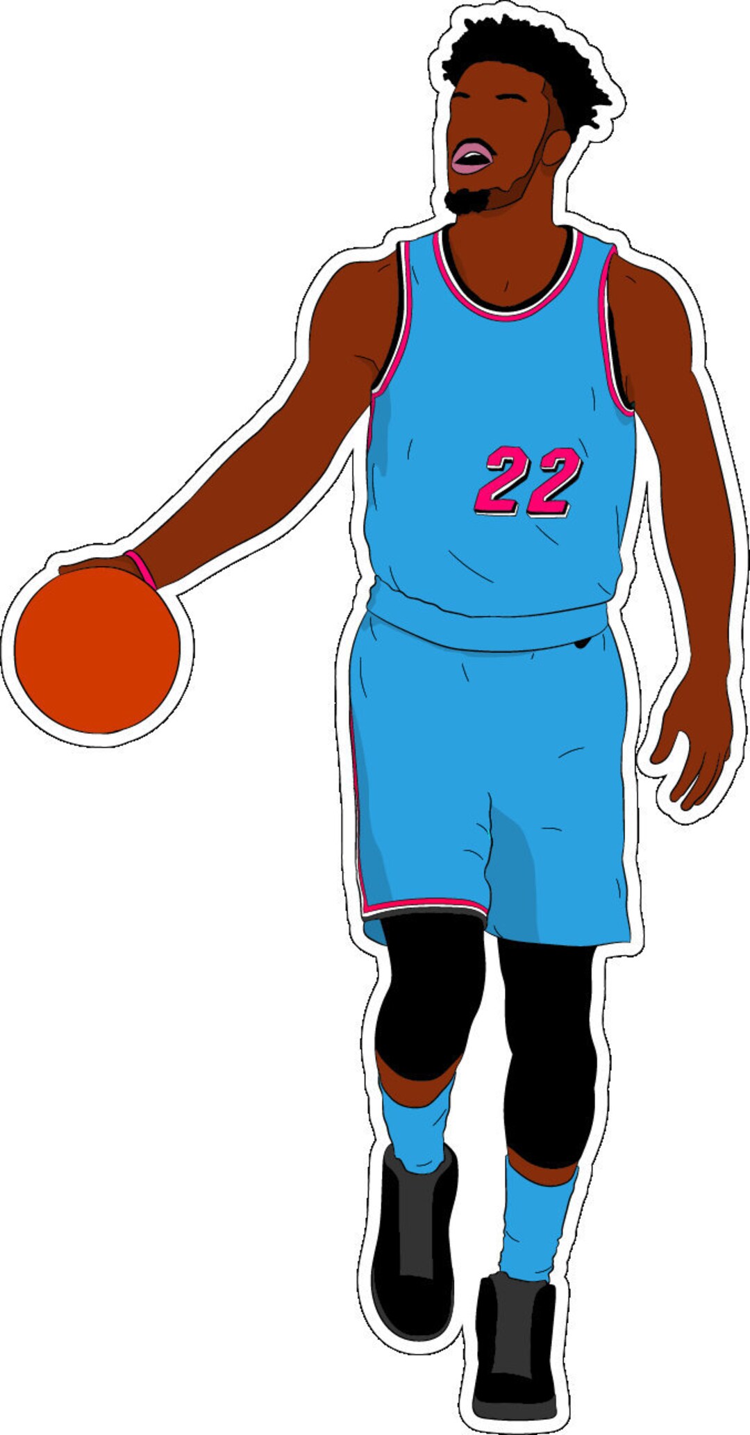 Jimmy Butler "buckets" Sticker - Etsy