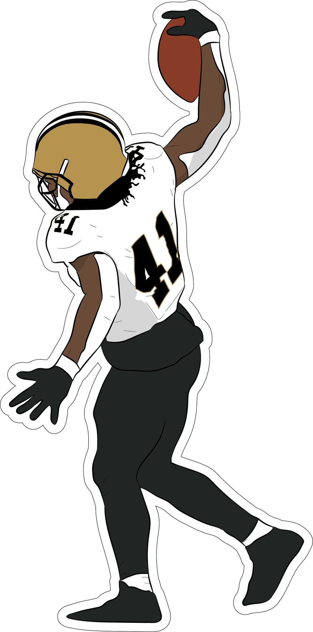 Alvin Kamara "ak41" Sticker - Etsy