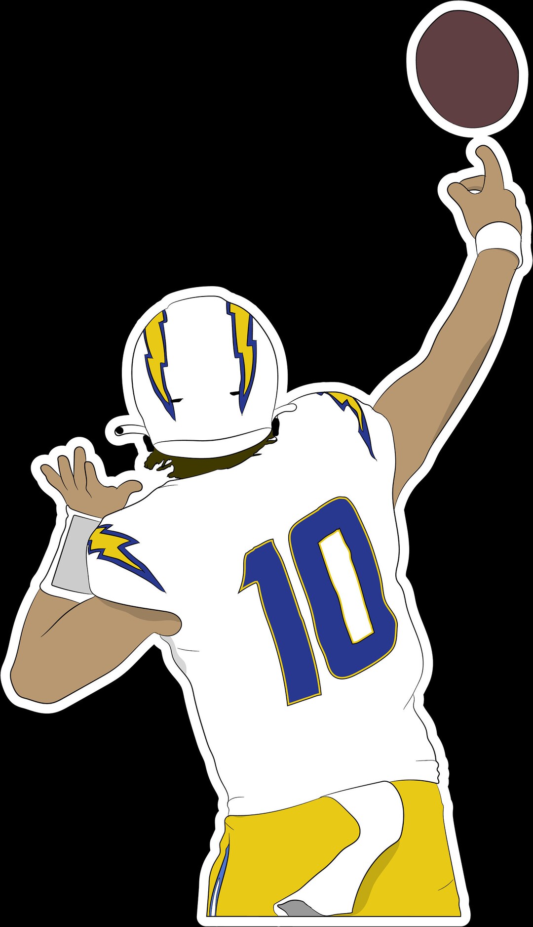 Justin Herbert "herb" Sticker - Etsy