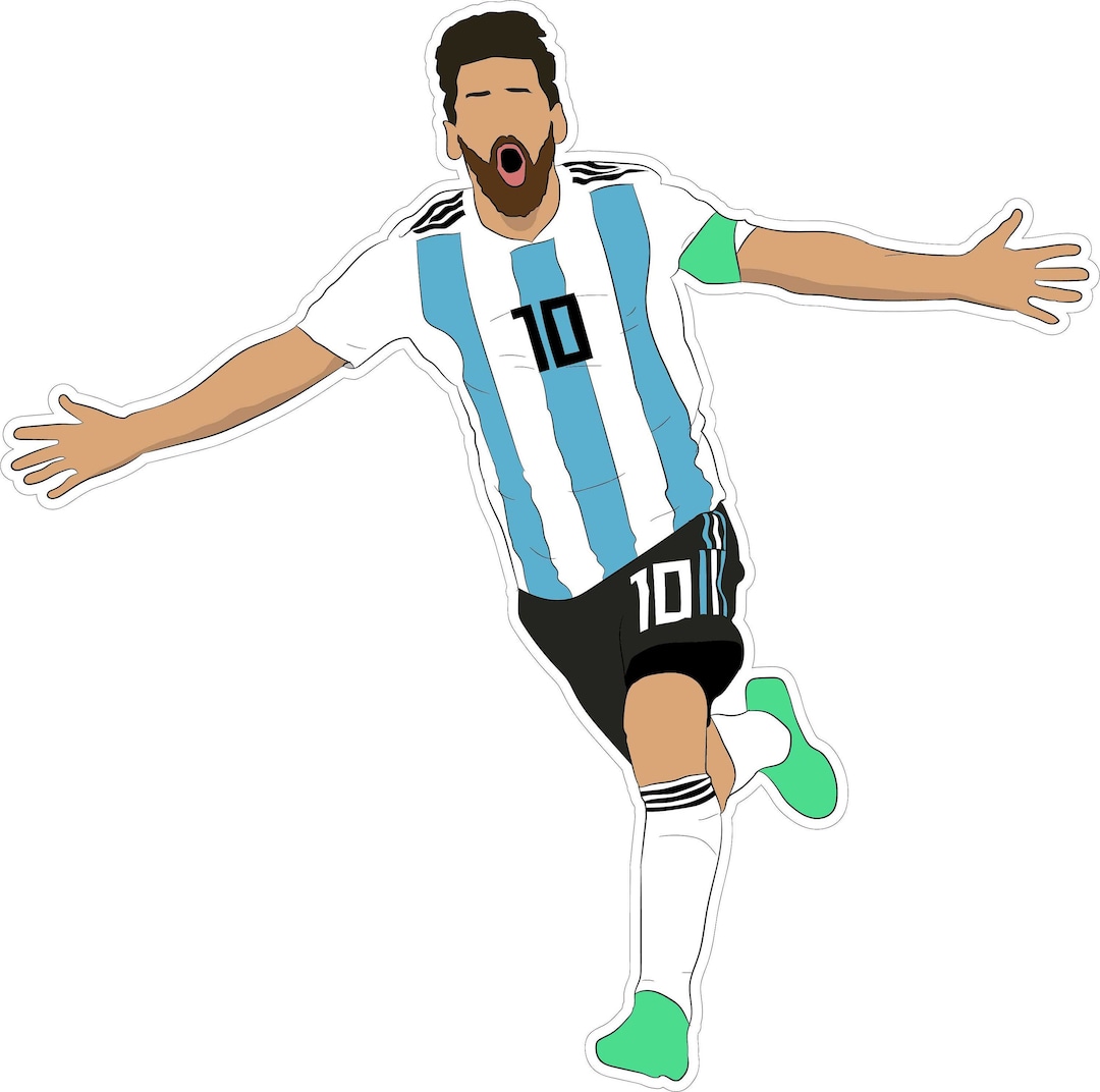 Lionel Messi "atomic Flea" Sticker - Etsy