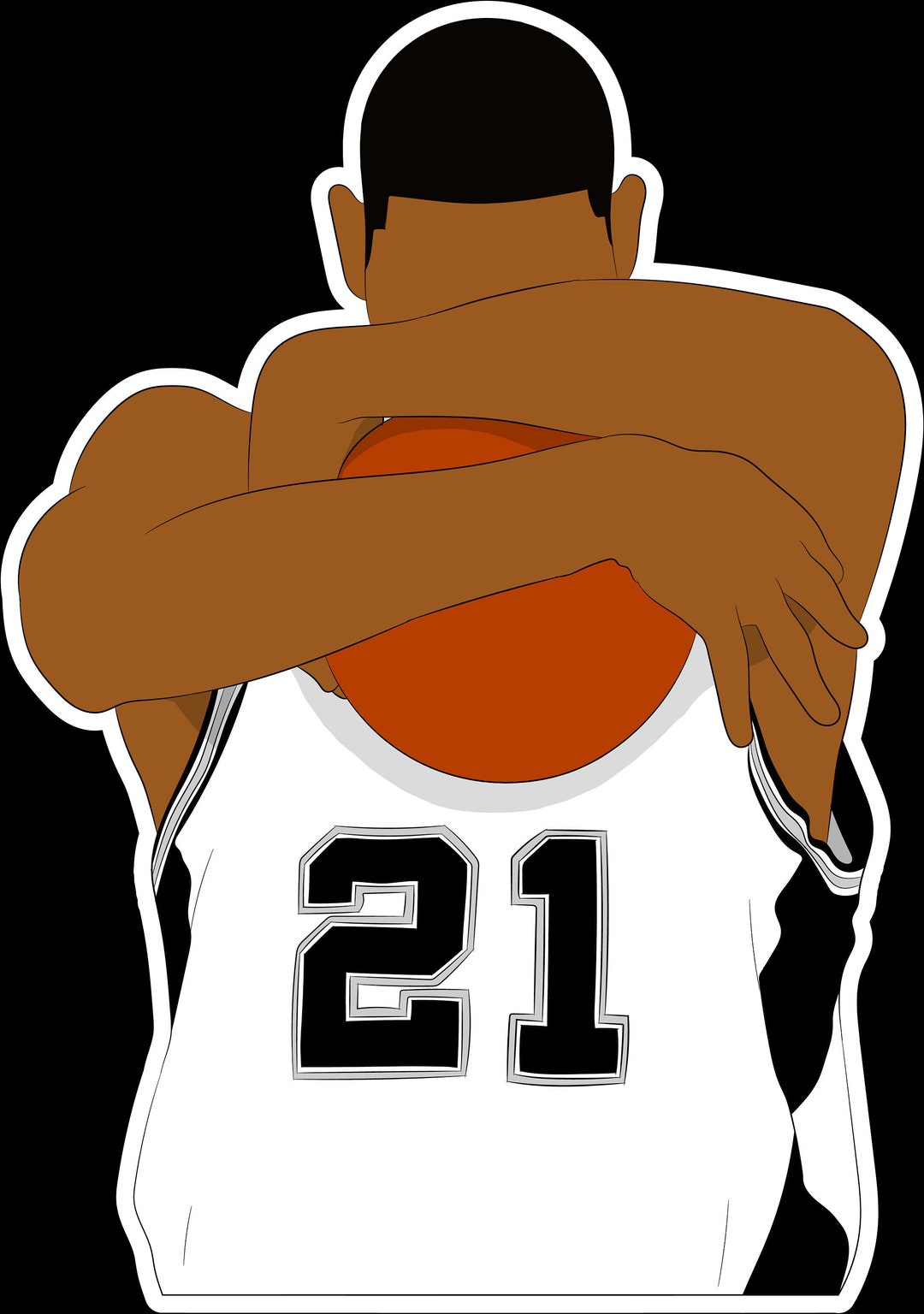 Tim Duncan "big Fundamental" Sticker - Etsy