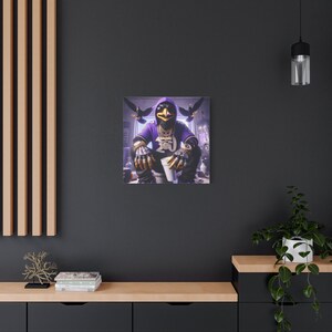 Baltimore Ravens Rapper Canvas, Wall Art, Poster, Artwork, Football Art ...