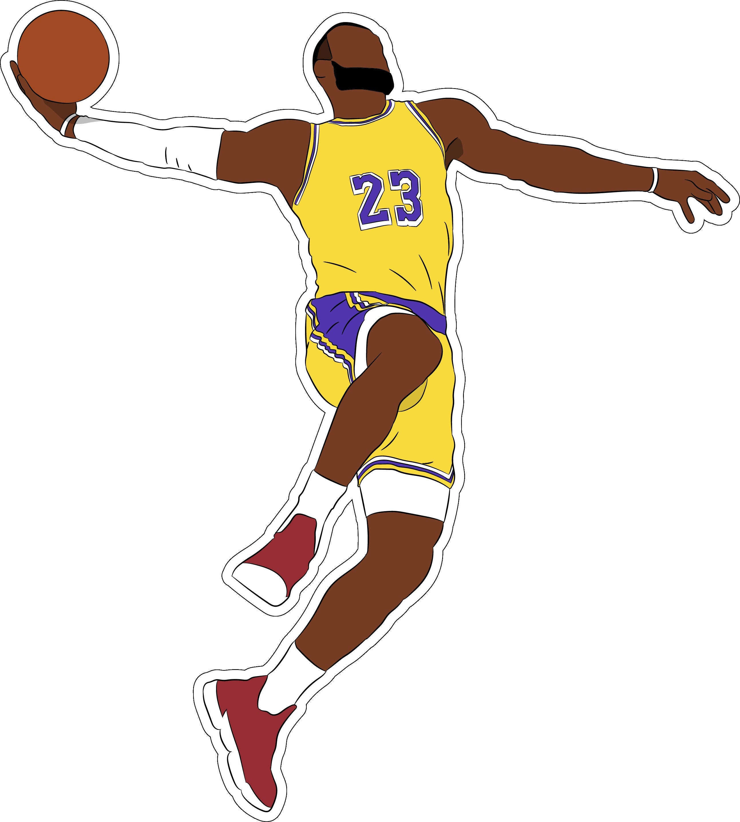 Lebron James the King Sticker - Etsy