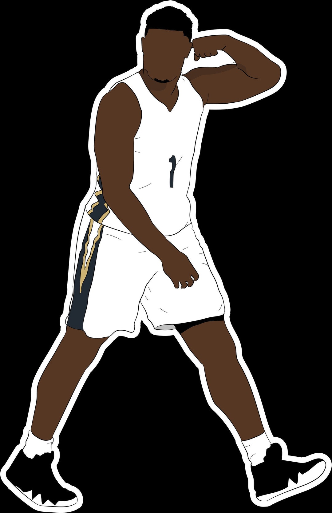 Zion Williamson "super Wonder" Sticker - Etsy