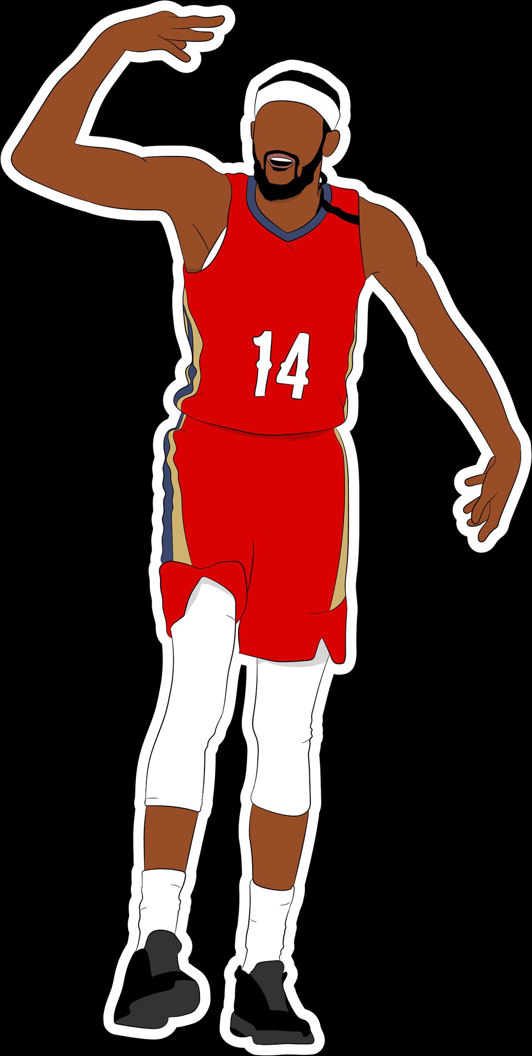 Brandon Ingram "b.i." Sticker - Etsy