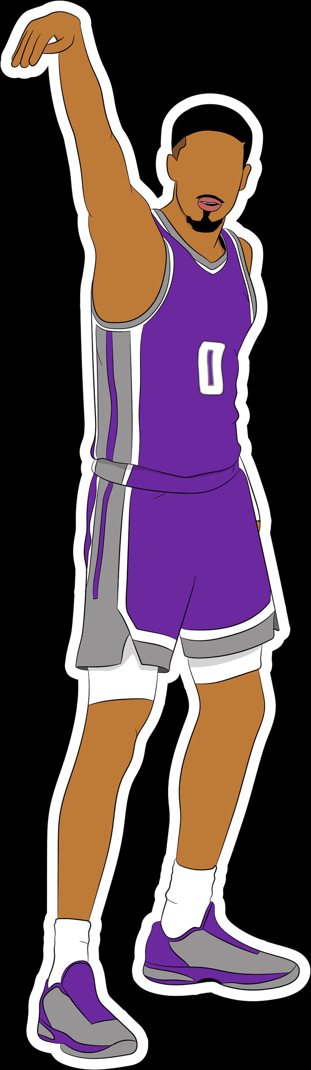 Tyrese Haliburton "roy" Sticker - Etsy