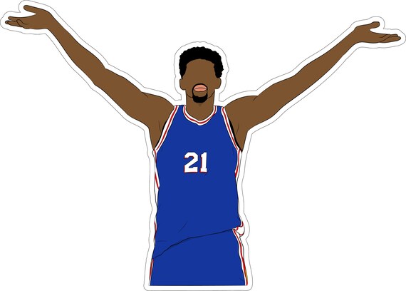 Joel Embiid Process Sticker | Etsy