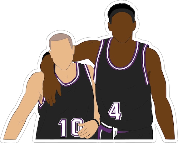 Chris Webber & Mike Bibby kings Sticker | Etsy