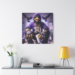Baltimore Ravens Rapper Canvas, Wall Art, Poster, Artwork, Football Art ...