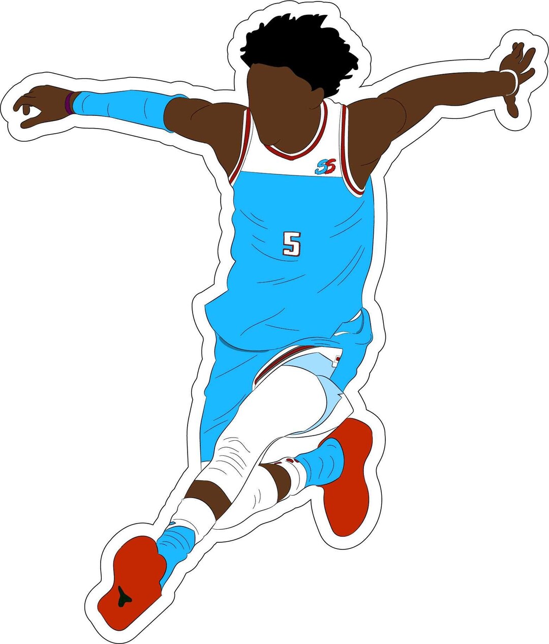 De'aaron Fox "swipa" Sticker - Etsy