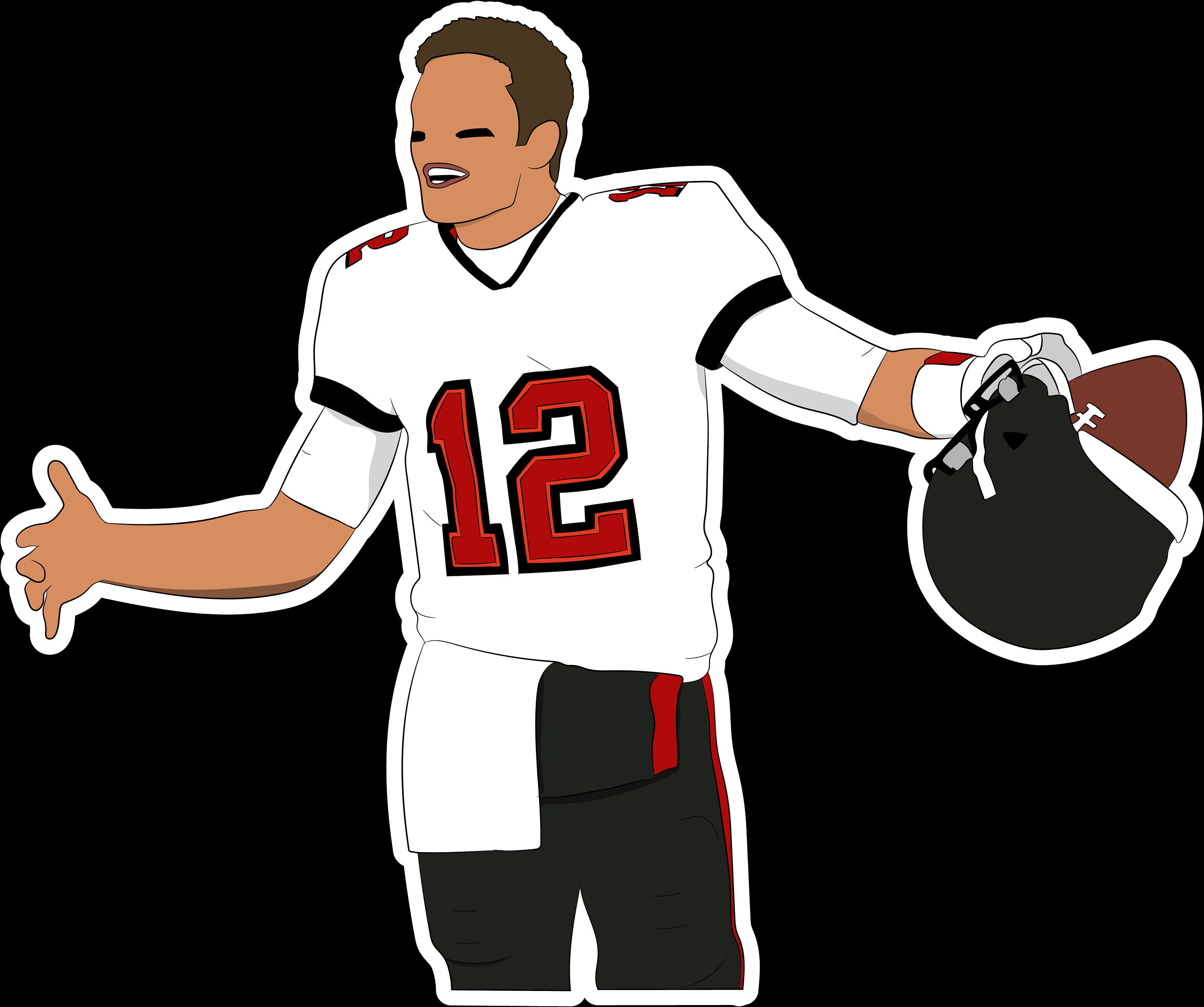 Tom Brady lfg Sticker - Etsy