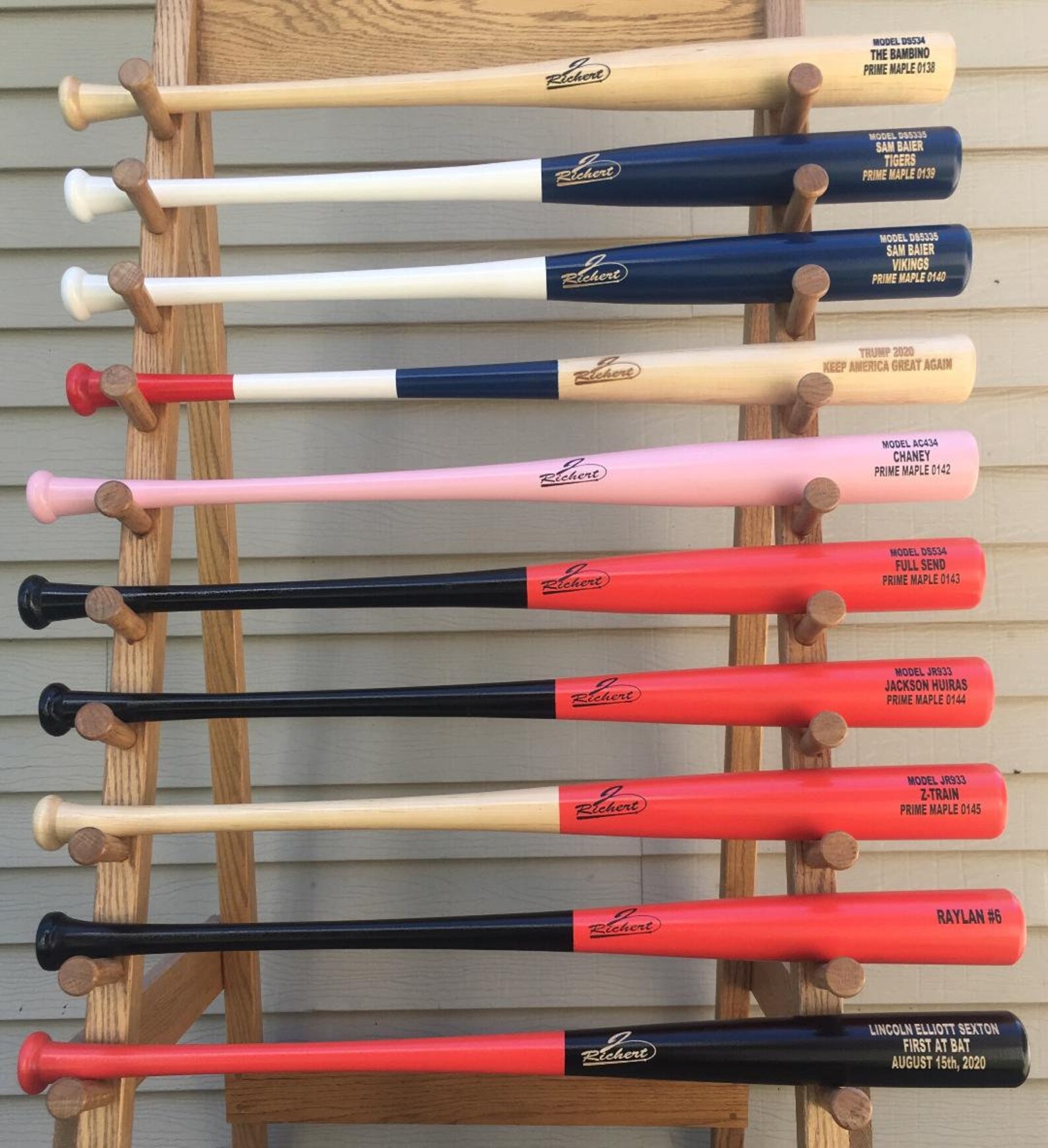 Full Size Baseball Bat Custom Engraved - Etsy