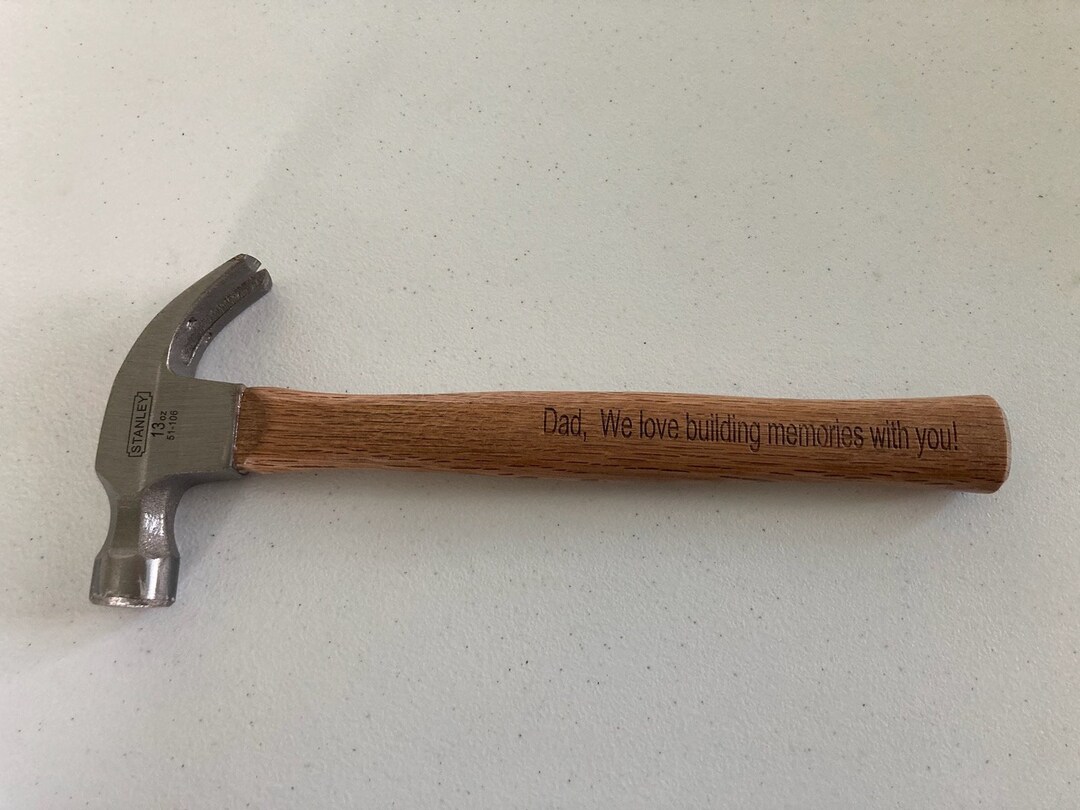 Engraved Hammer for Dad - Etsy