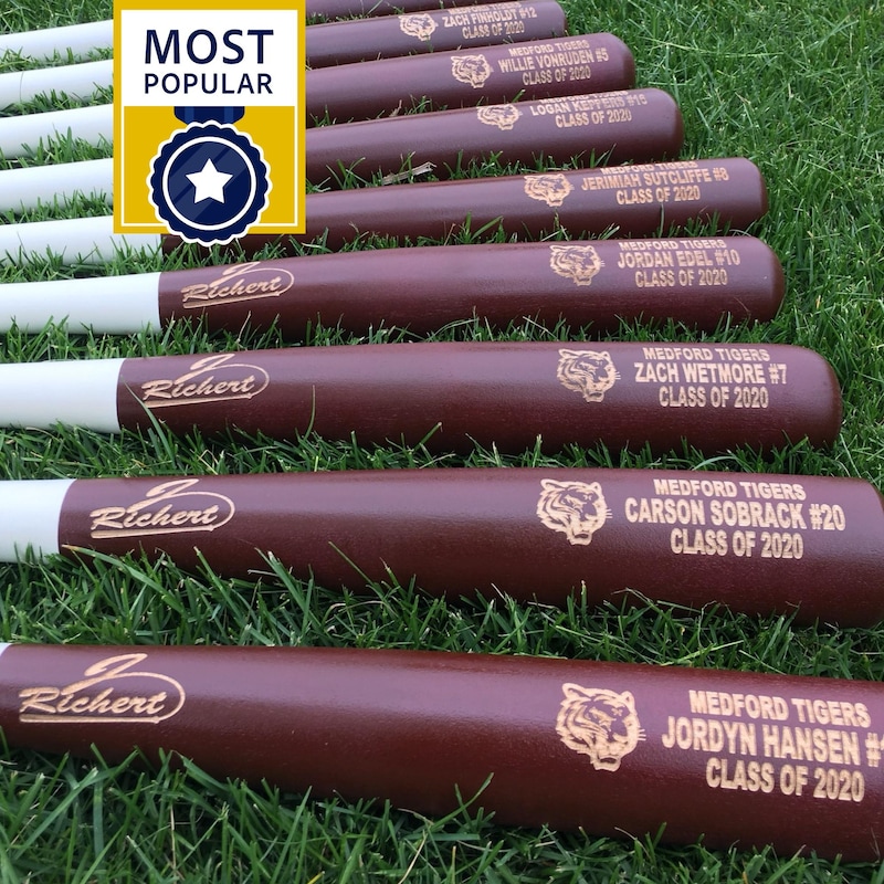Baseball Bats With Name - Etsy