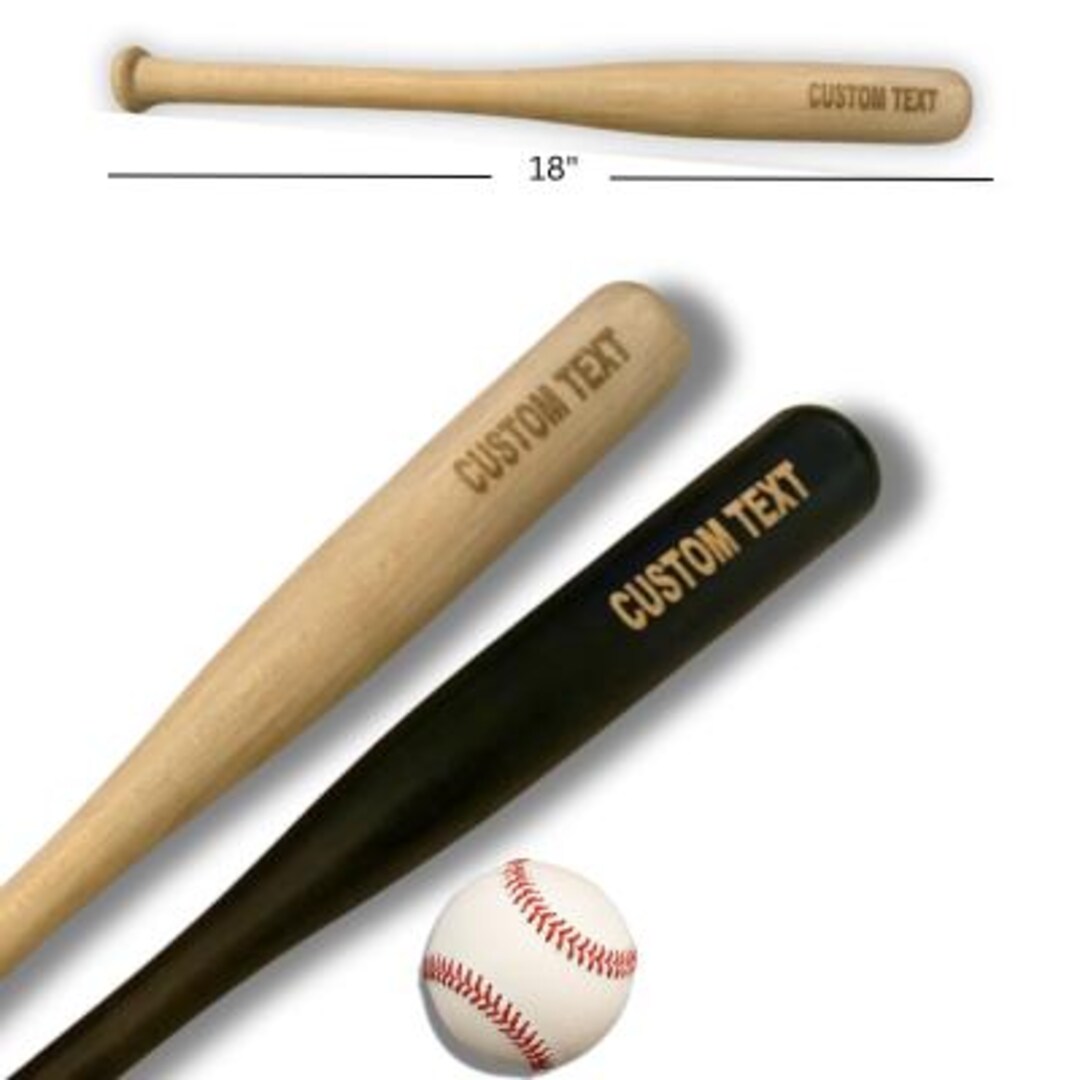 Custom 18" Mini-bat With Bat Holder Option - Etsy
