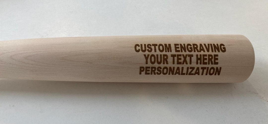 Full Size Baseball Bat Custom Engraved - Etsy