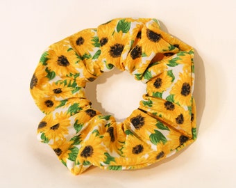 Sunflower Scrunchie - Etsy