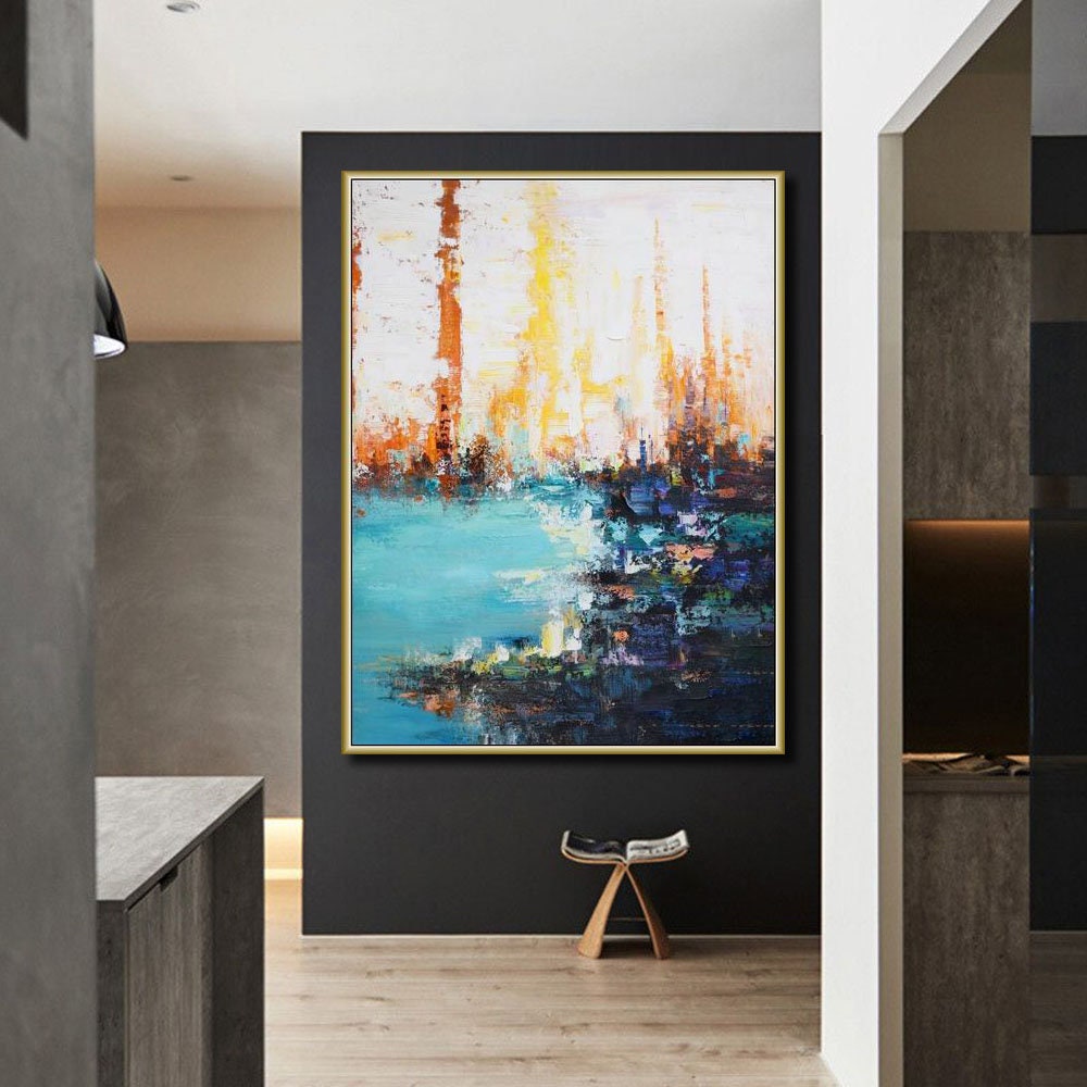 Original Contemporary Canvas Art Large Canvas Wall Art Extra - Etsy