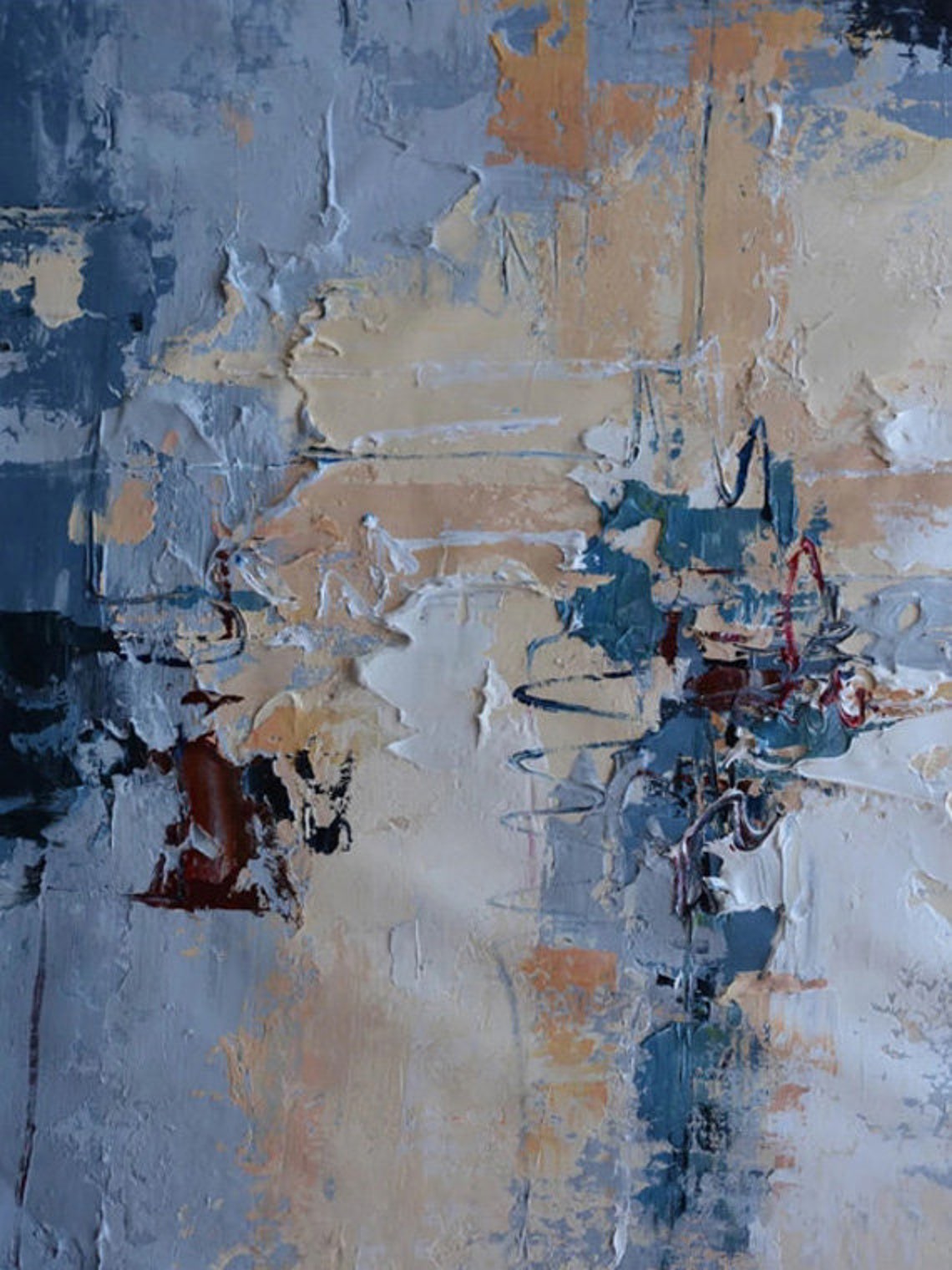 Extra Large Abstract Painting Original Contemporary Canvas - Etsy