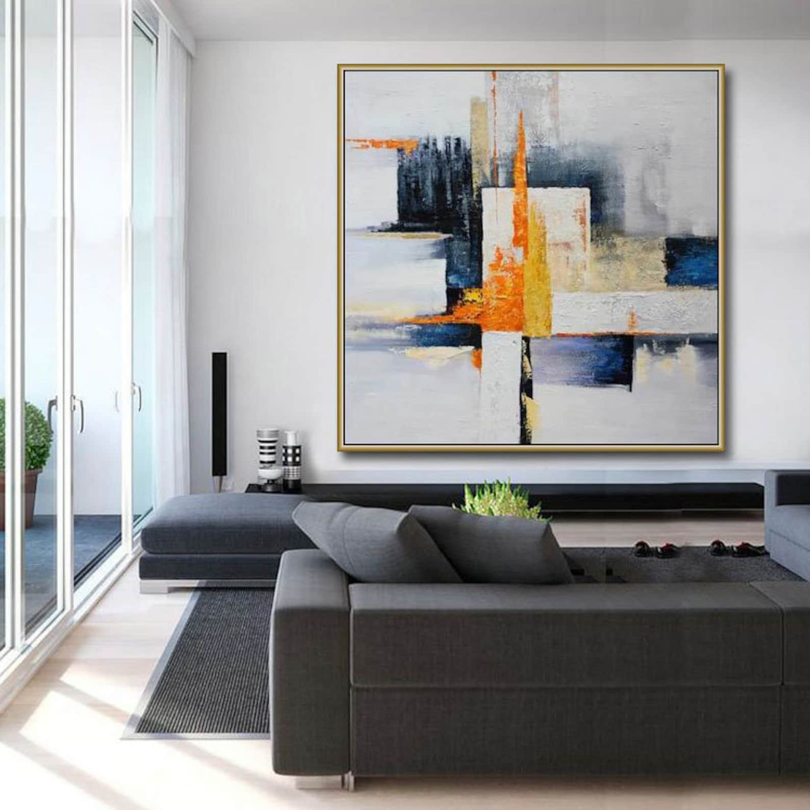 Original Extra Large Abstract Painting, Large Abstract Art, Hand ...