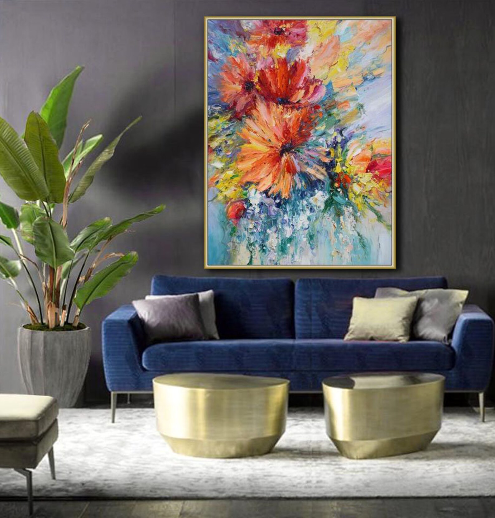 Original Modern Abstract Art Extra Large Abstract Painting | Etsy