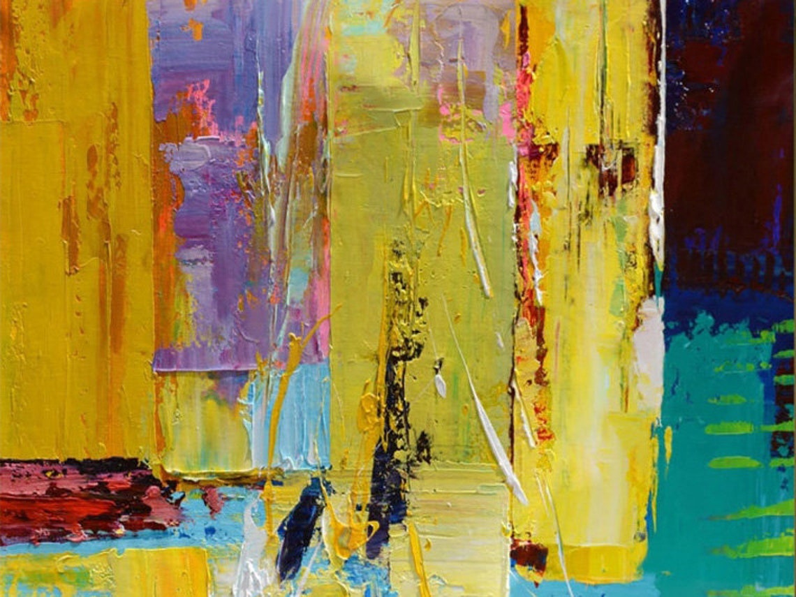 Hand Painted Original Art Original Large Abstract Art Extra - Etsy