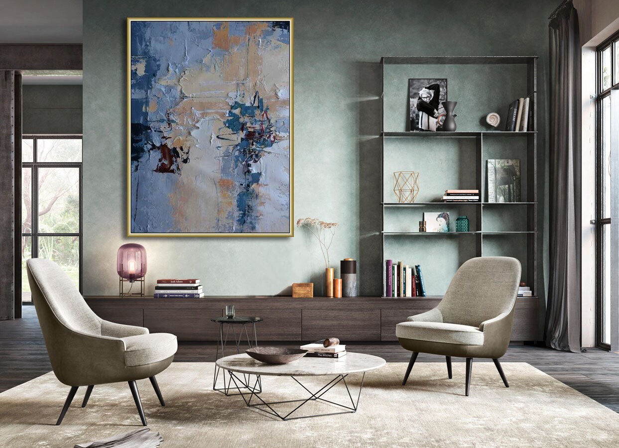 Extra Large Abstract Painting Original Contemporary Canvas - Etsy