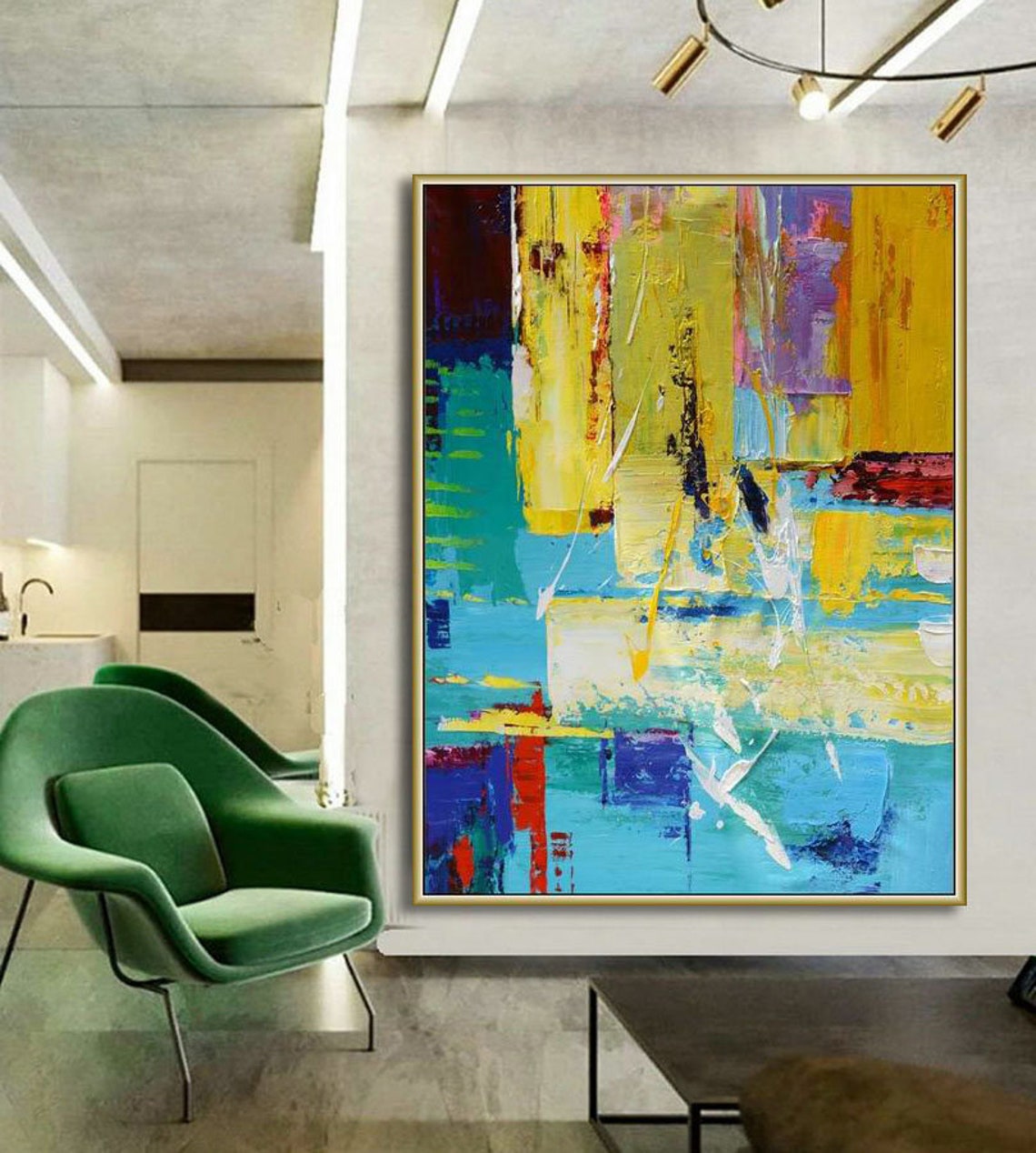 Extra Large Abstract Painting Original Abstract Painting | Etsy