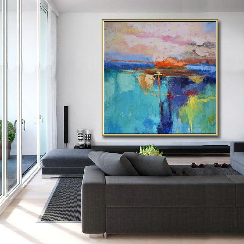 Original Extra Large Abstract Painting, Hand Painted Original Art ...