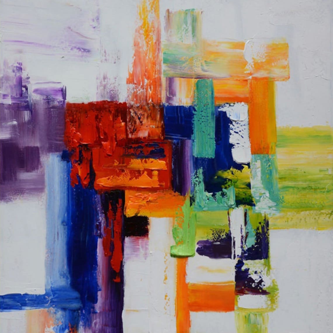 Extra Large Abstract Painting Hand Painted Original Art - Etsy