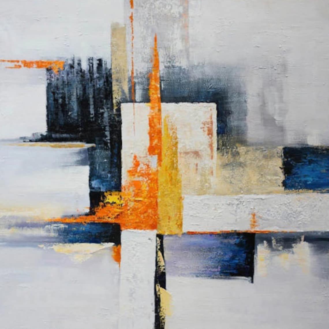 Original Extra Large Abstract Painting, Large Abstract Art, Hand ...