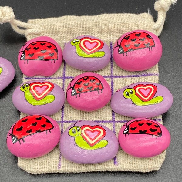 Valentine Painted Rocks - Etsy