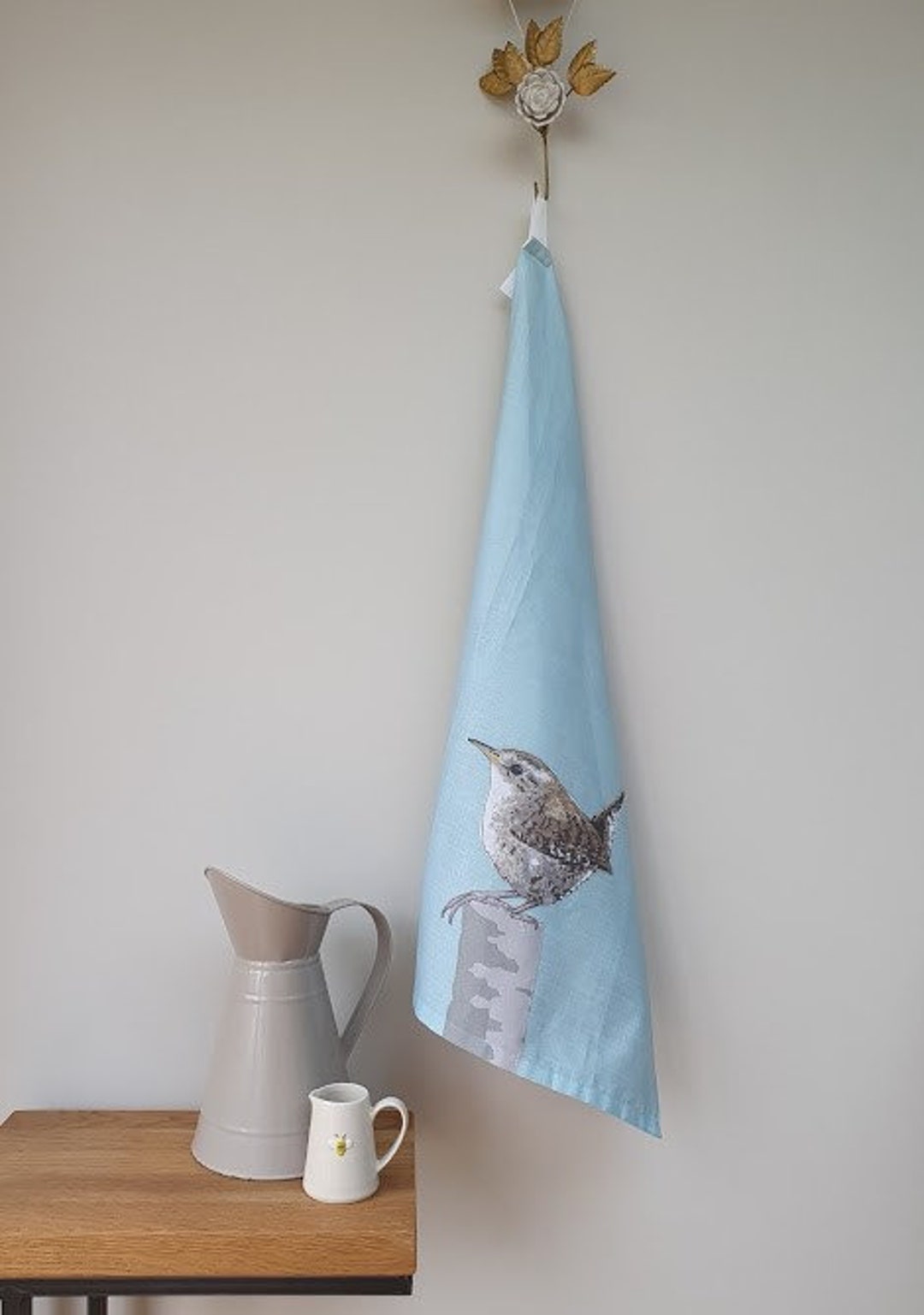 Torchon Wren by Lellibelle 100% Coton Bio boucle suspendue - Etsy France