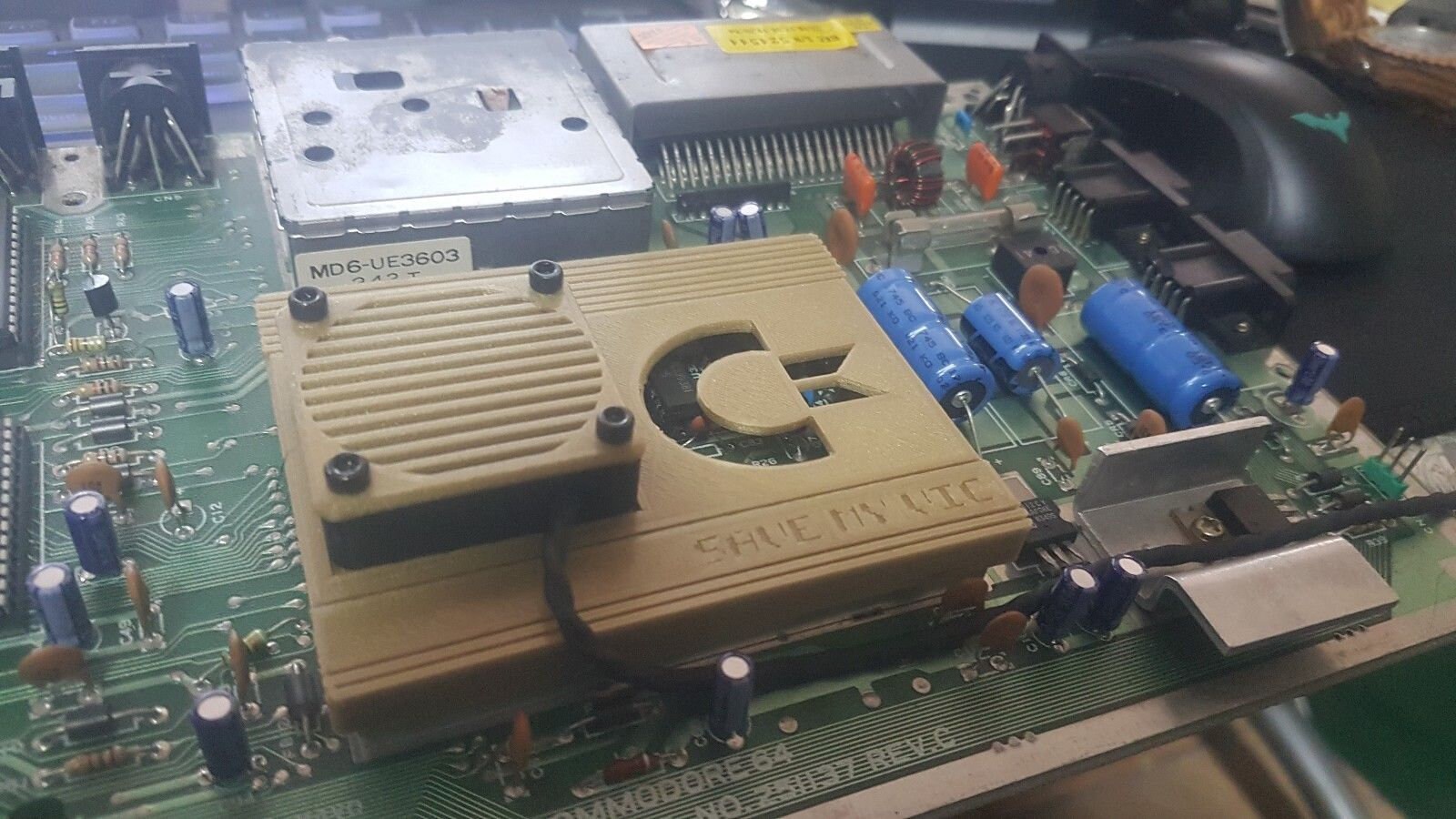 Commodore C64 Cooling Fan Kit save MY Vic 3D Print - Etsy