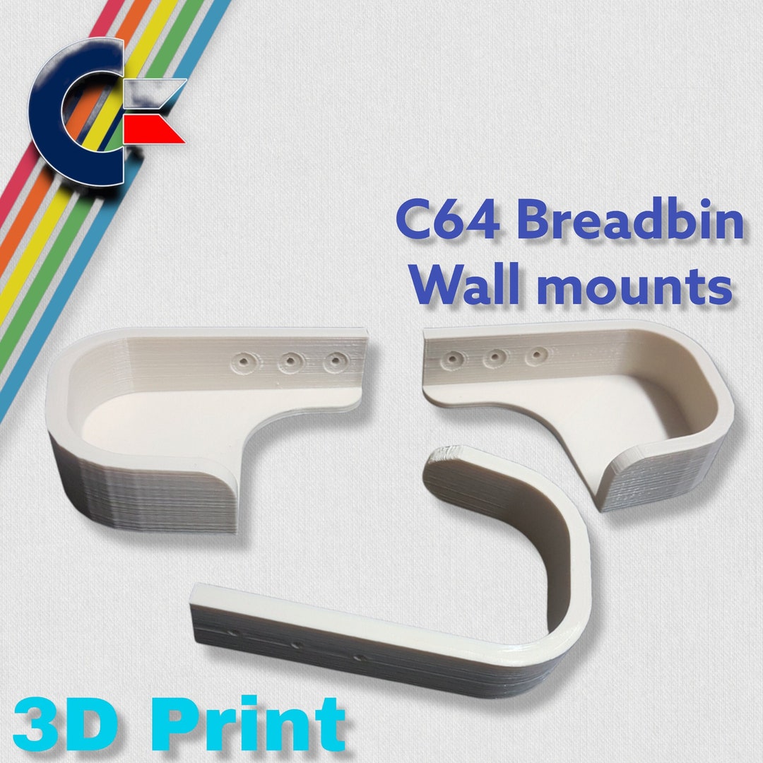 Commodore 64 Wall Mount Holder 3D Print - Etsy